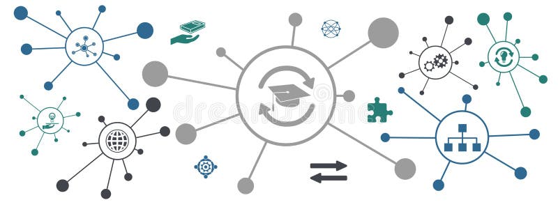 Concept of Knowledge Sharing Stock Illustration - Illustration of ...