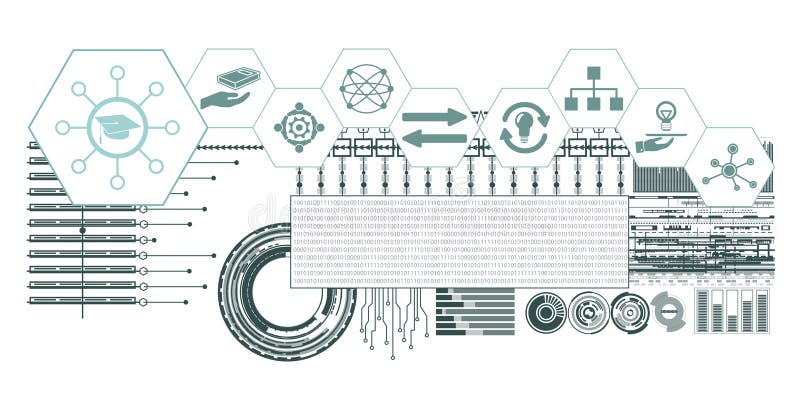 Concept of Knowledge Sharing Stock Illustration - Illustration of ...