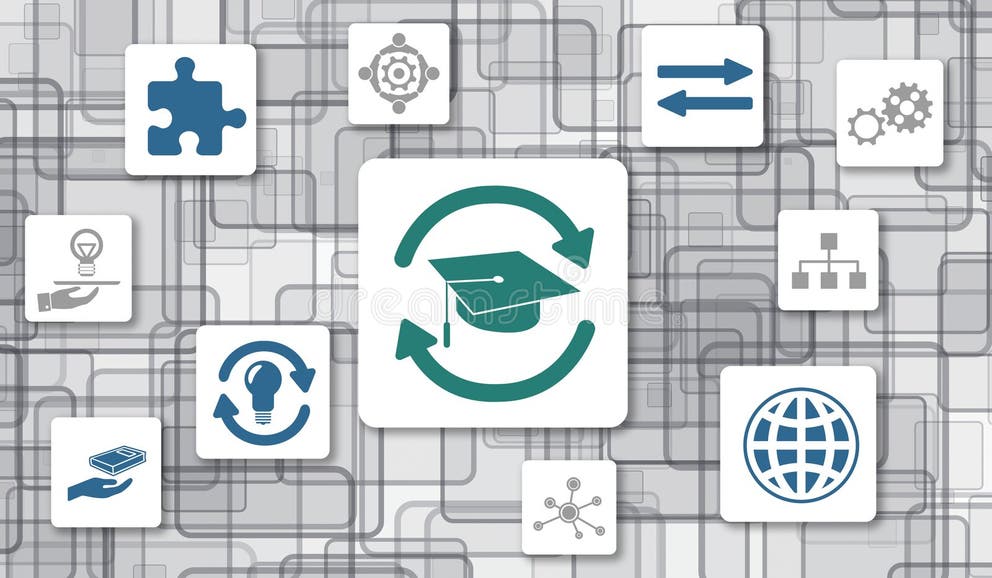 Concept of Knowledge Sharing Stock Illustration - Illustration of ...