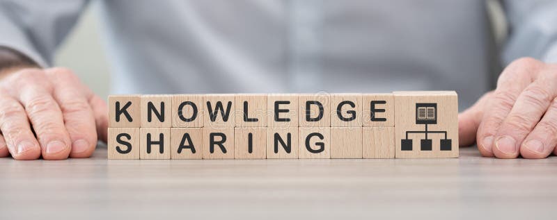 Concept of Knowledge Sharing Stock Image - Image of motivation, team ...