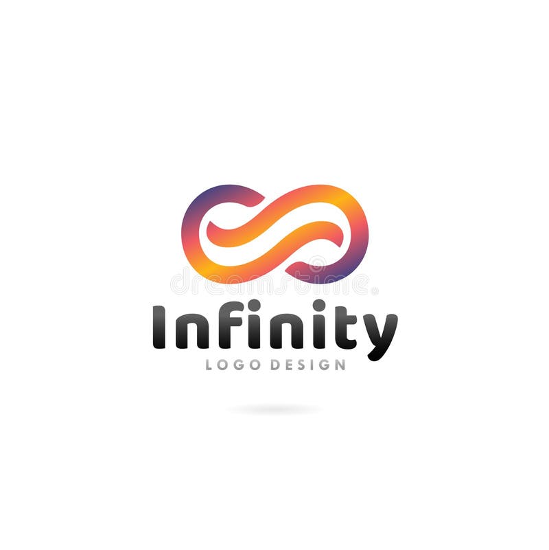 Infinity Limitless Wave Clouds Logo Stock Vector - Illustration of ...