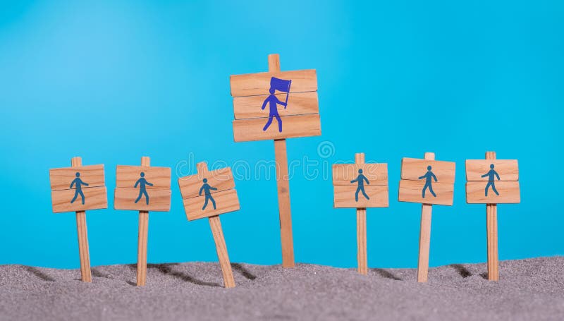 Concept of leadership stock image. Image of sign, vision - 197657151