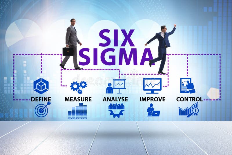 Concept of Lean Management with Six Sigma Stock Image - Image of ...