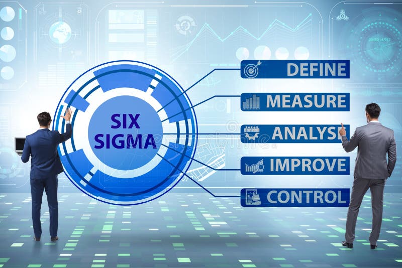 Concept of Lean Management with Six Sigma Stock Photo - Image of ...