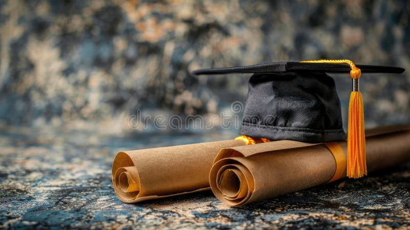 Concept of Learning, Education and Graduation Stock Illustration ...