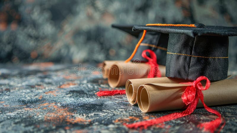 Concept of Learning, Education and Graduation Stock Illustration ...