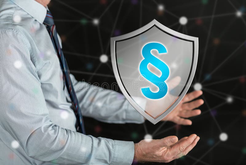 Concept of Legal Protection Stock Image - Image of legal, hand: 104543655