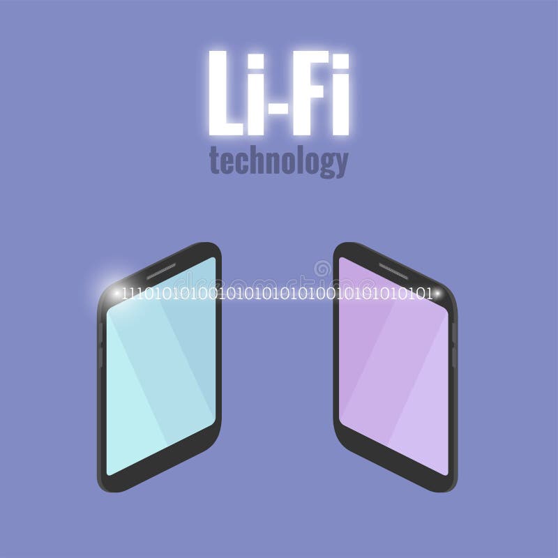 Concept of Li-fi Wireless Internet Technology Stock Vector ...