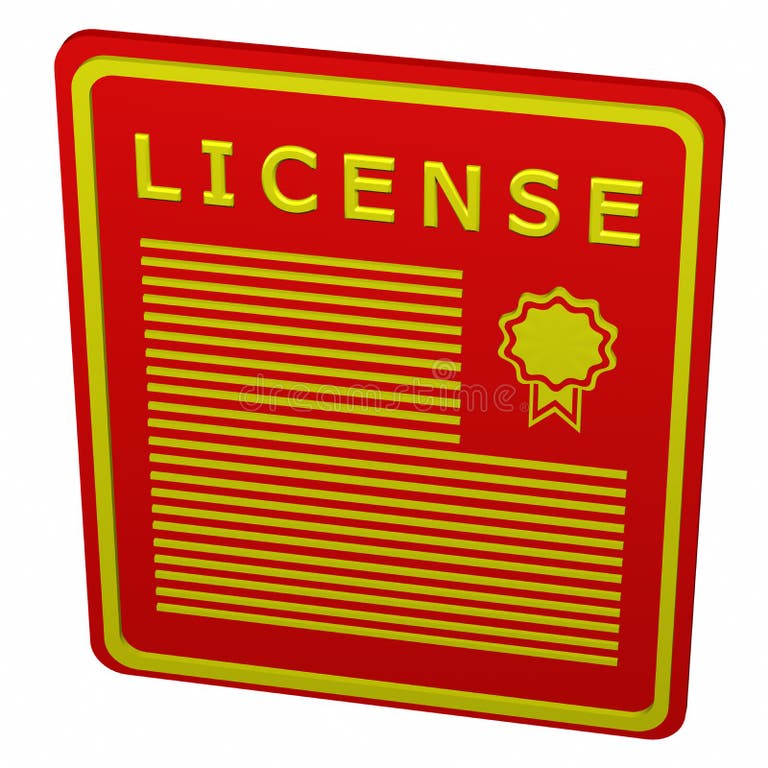 Permit License Stock Illustrations – 2,679 Permit License Stock ...
