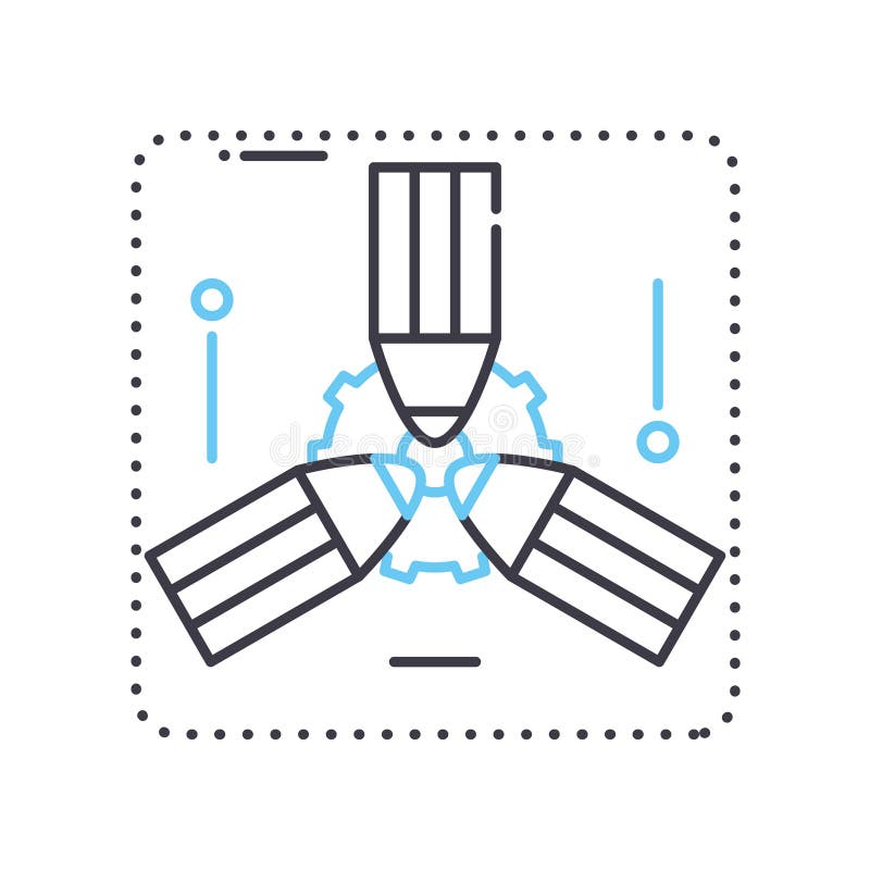 Concept Line Icon, Outline Symbol, Vector Illustration, Concept Sign ...