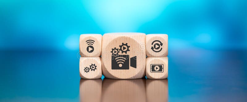 Concept of live streaming stock photo. Image of wooden - 322987856