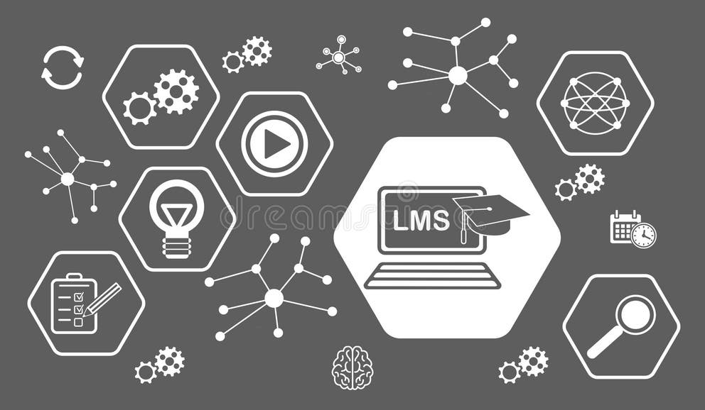Concept of lms stock illustration. Illustration of network - 319542142