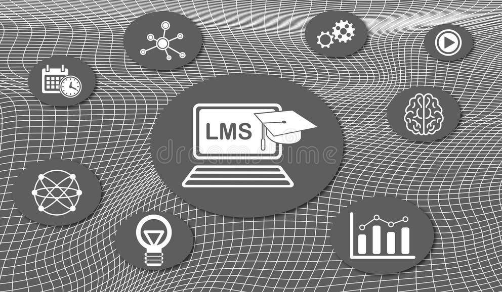Concept of lms stock illustration. Illustration of training - 296500997