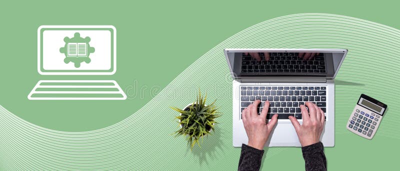 Concept of lms stock image. Image of technology, symbol - 273936521