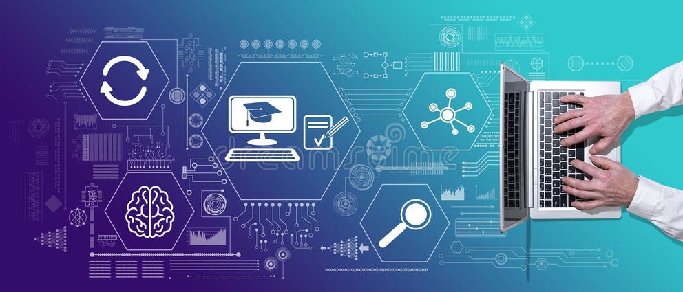 Concept of lms stock image. Image of progress, technology - 300751275