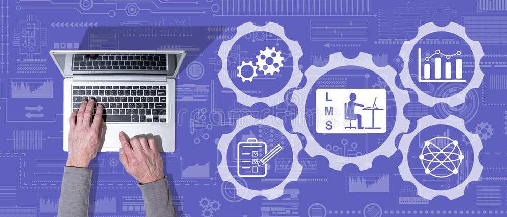 Concept of lms stock photo. Image of interface, program - 347953974