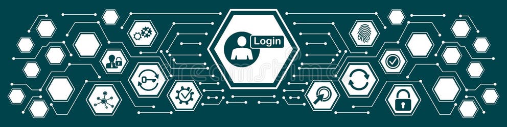 Concept of login stock illustration. Illustration of account - 309940405