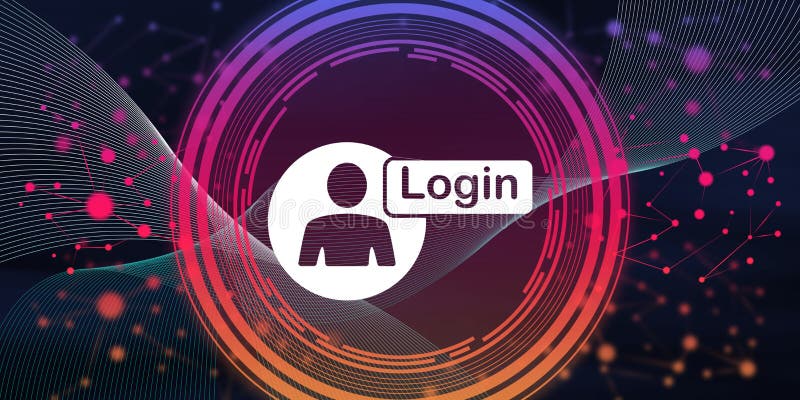 Concept of login stock illustration. Illustration of entry - 266590487