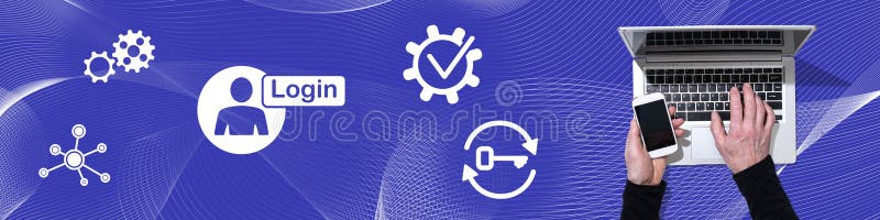 Concept of login stock image. Image of symbol, information - 288157071