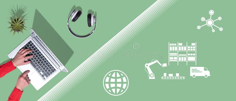 Concept of logistics stock photo. Image of transportation - 246079332