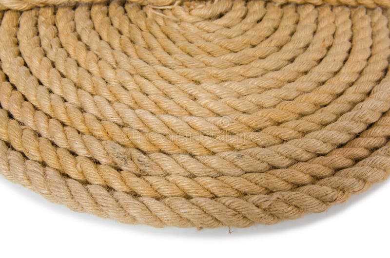 The Concept with Long Hemp Rope Stock Photo - Image of nautical ...