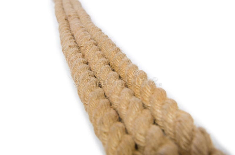 The Concept with Long Hemp Rope Stock Image - Image of roll, rope: 63750673