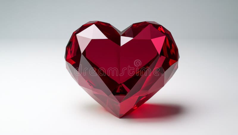 The Concept of Love is Depicted through a Minimalist Close-up of a 3D ...