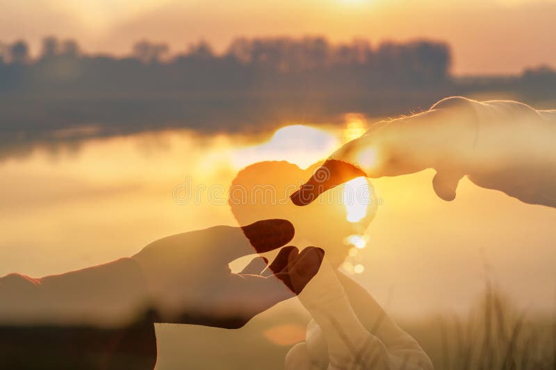 The Concept of a Love Relationship between People Stock Photo - Image ...