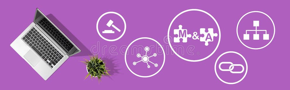 Concept of m&a stock photo. Image of acquire, symbol - 296795026