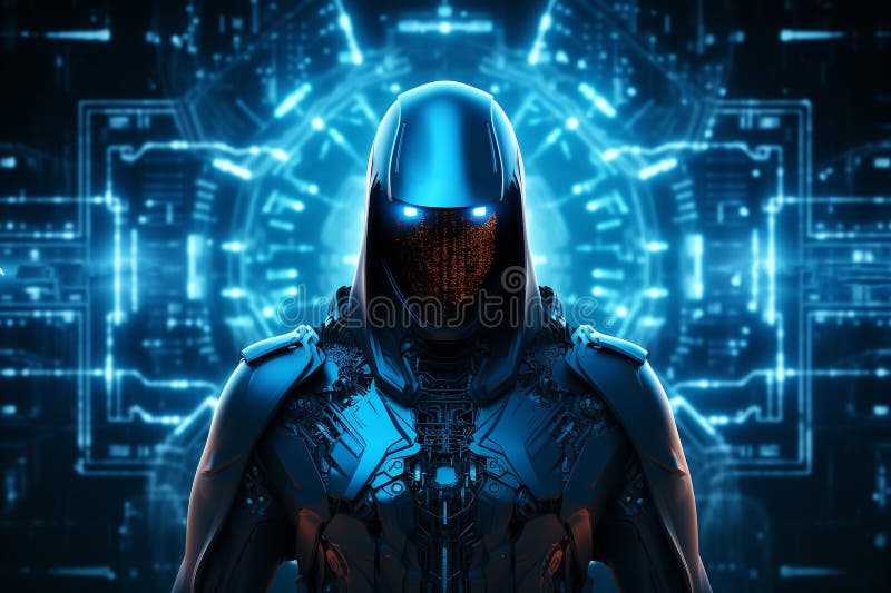 Concept of Machine Learning , AI and Cyber Technology Stock ...