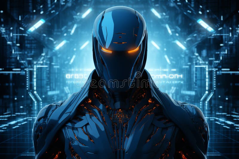 Concept of Machine Learning , AI and Cyber Technology Stock ...