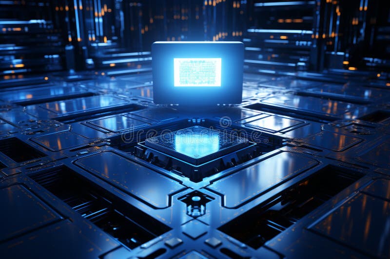 Concept of Machine Learning , AI and Cyber Technology Stock ...