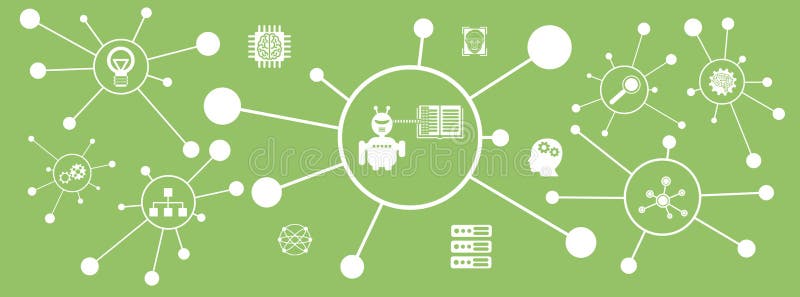 Concept of Machine Learning Stock Illustration - Illustration of ...