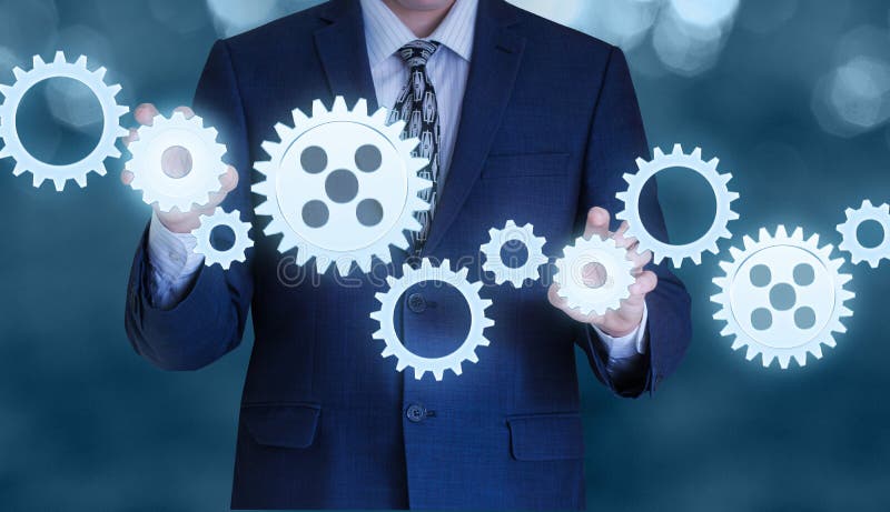 Concept of Management and Business Management. Stock Photo - Image of ...