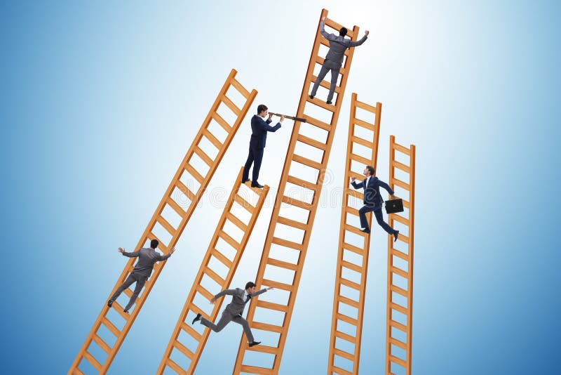 Concept of Many Different Careers Stock Photo - Image of corporate ...