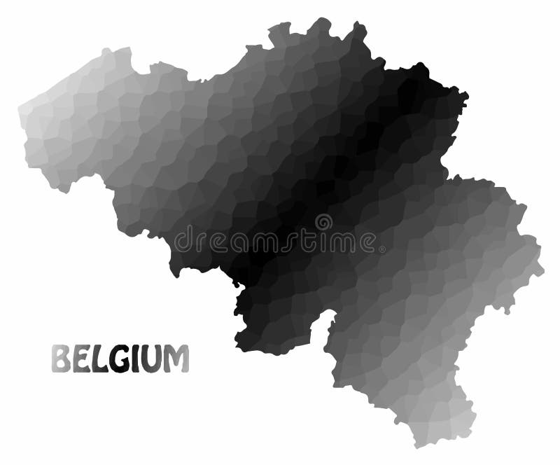 Concept map of Belgium stock vector. Illustration of line - 62760306