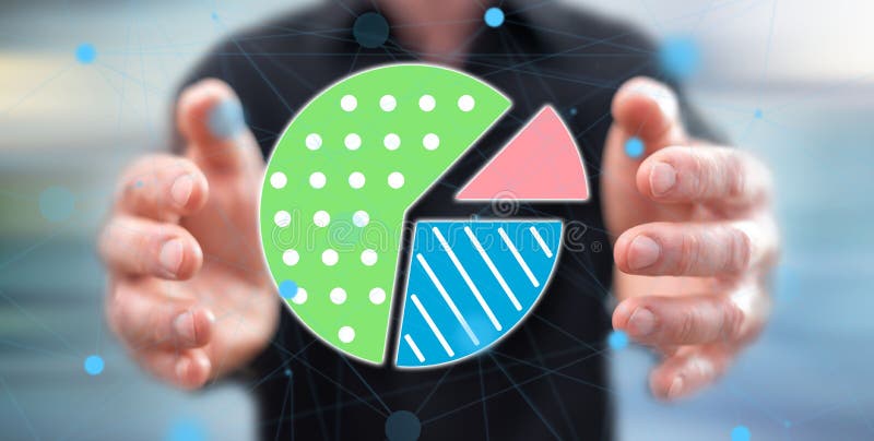 Concept of Market Share Increase Stock Photo - Image of hand, goals ...