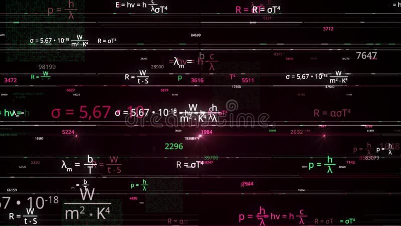 Formulas in Physics in Electronic Form. Animation. Computer Network ...
