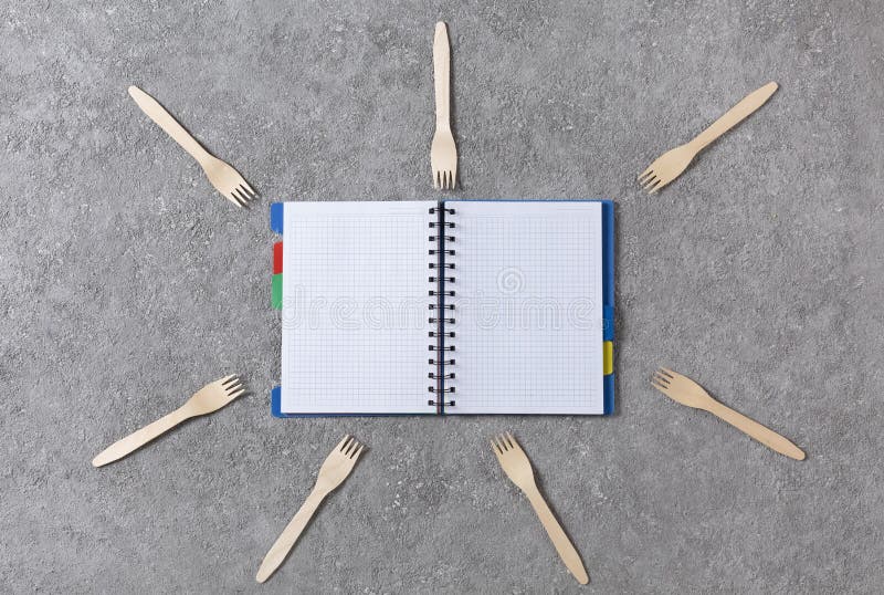 The Concept of a Meal Schedule on a Healthy Lifestyle Diet, an Empty ...