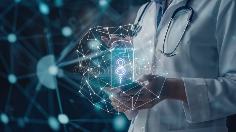 The Concept of Medical Confidentiality. Stock Photo - Image of digital ...