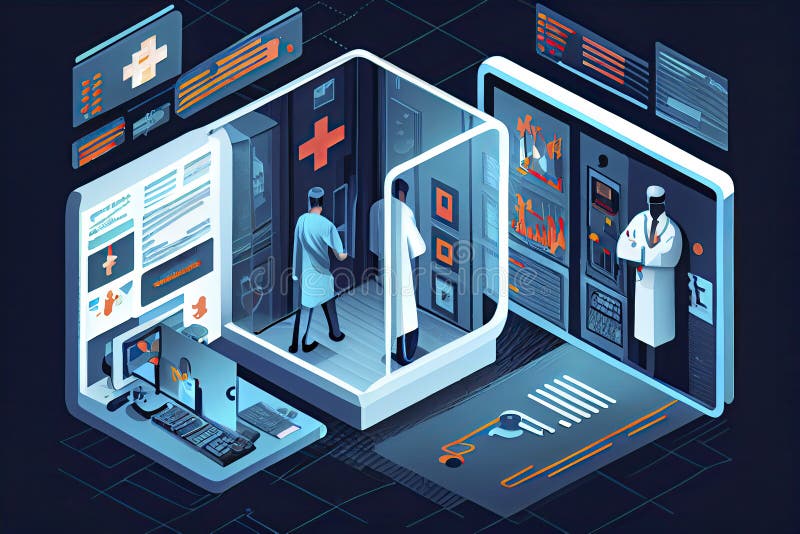 Concept of Medical Doctors Working with Technology Services To Solve ...