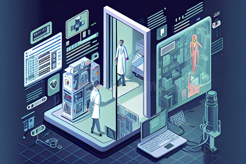 Concept of Medical Doctors Working with Technology Services To Solve ...