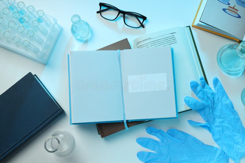 Concept of Medical Education and Books, Space for Text Stock Image ...