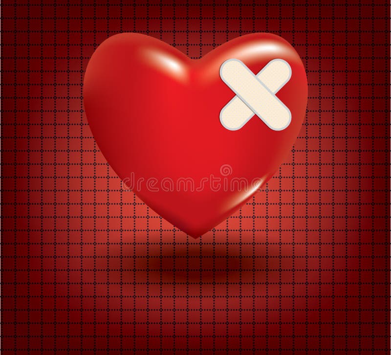 Concept of Medical Problem with Heart Stock Vector - Illustration of ...