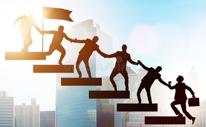 Concept of Mentoship and Support in Business Stock Photo - Image of ...