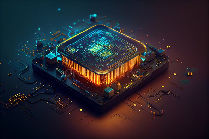 Concept of the Metaverse .generative Ai Stock Illustration ...