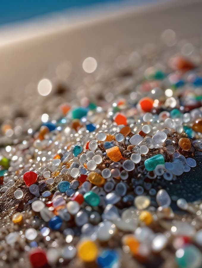 Micro Plastic Particles Found in the Ocean and Beaches, Plastic ...