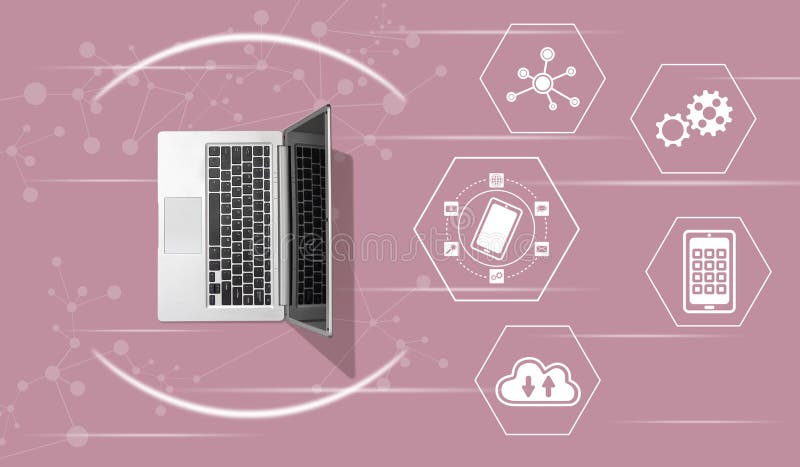 Concept of mobile apps stock image. Image of mobile - 336812935