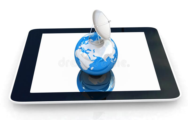 The Concept of Mobile High-speed Internet Stock Illustration ...