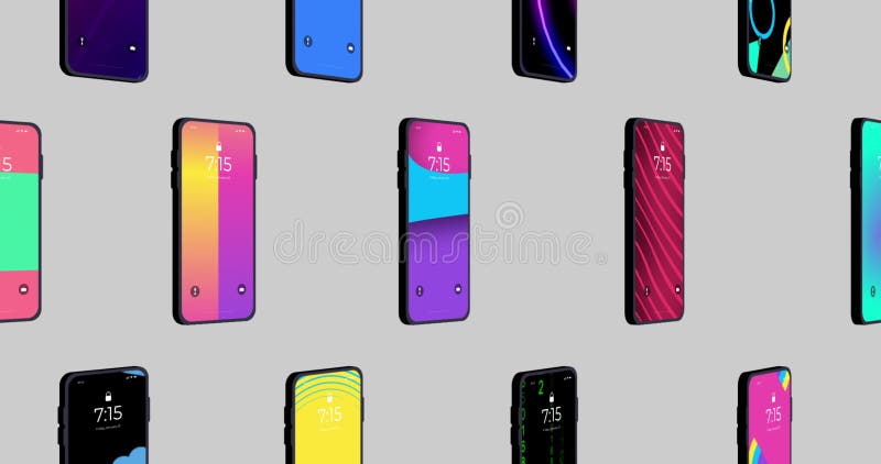 Concept of Mobile Phone App Promo with 3d Mobile Phone Model ...